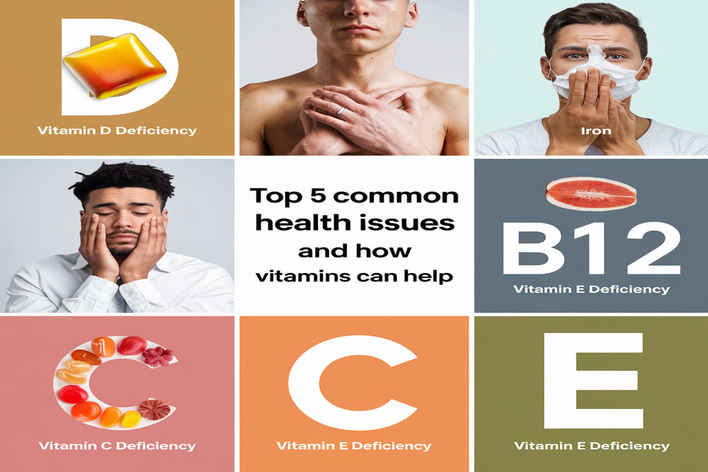 Top 5 Common Health Issues and How Vitamins Can Help