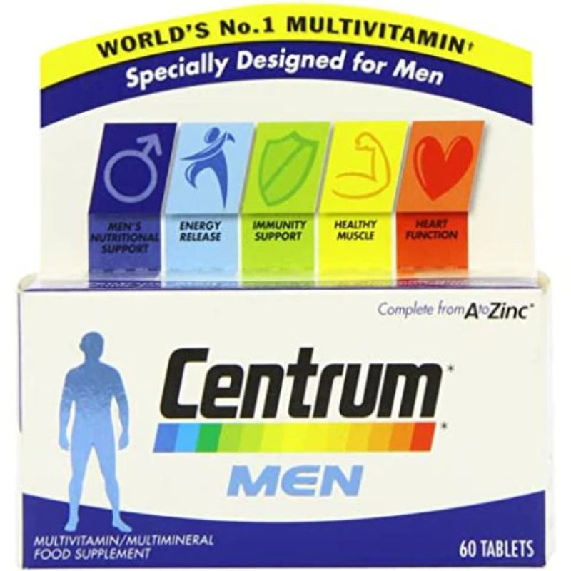 Shop Centrum Men Tablets 60 PC | Order Now