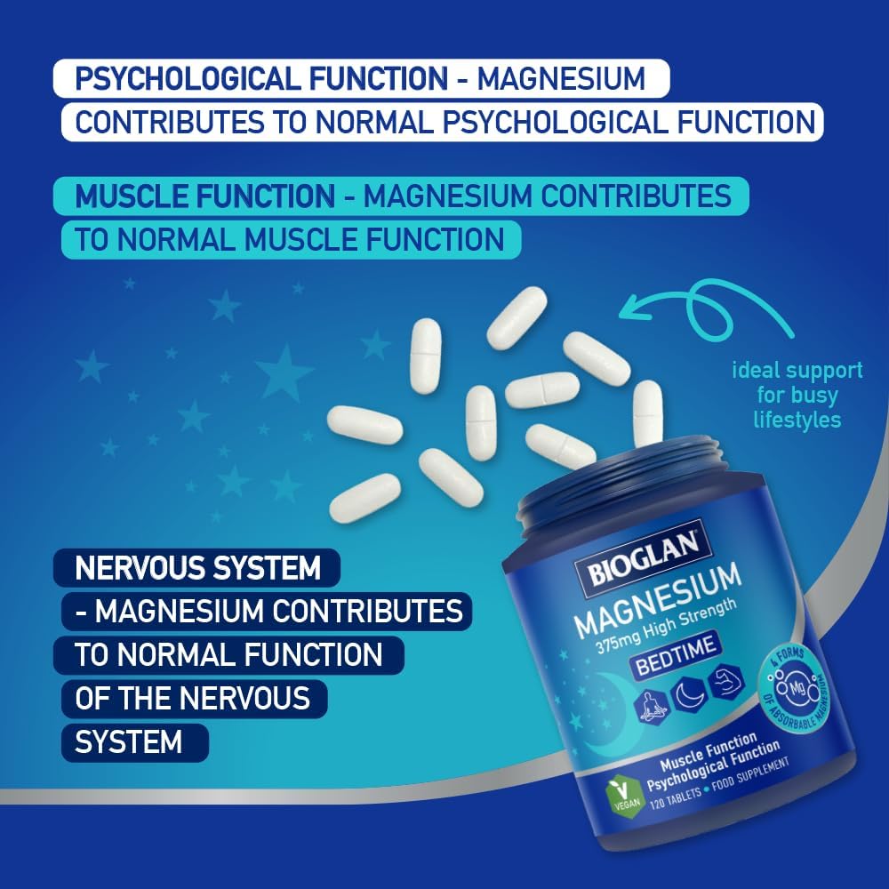 Bioglan Active Magnesium 375mg 120 Tablets