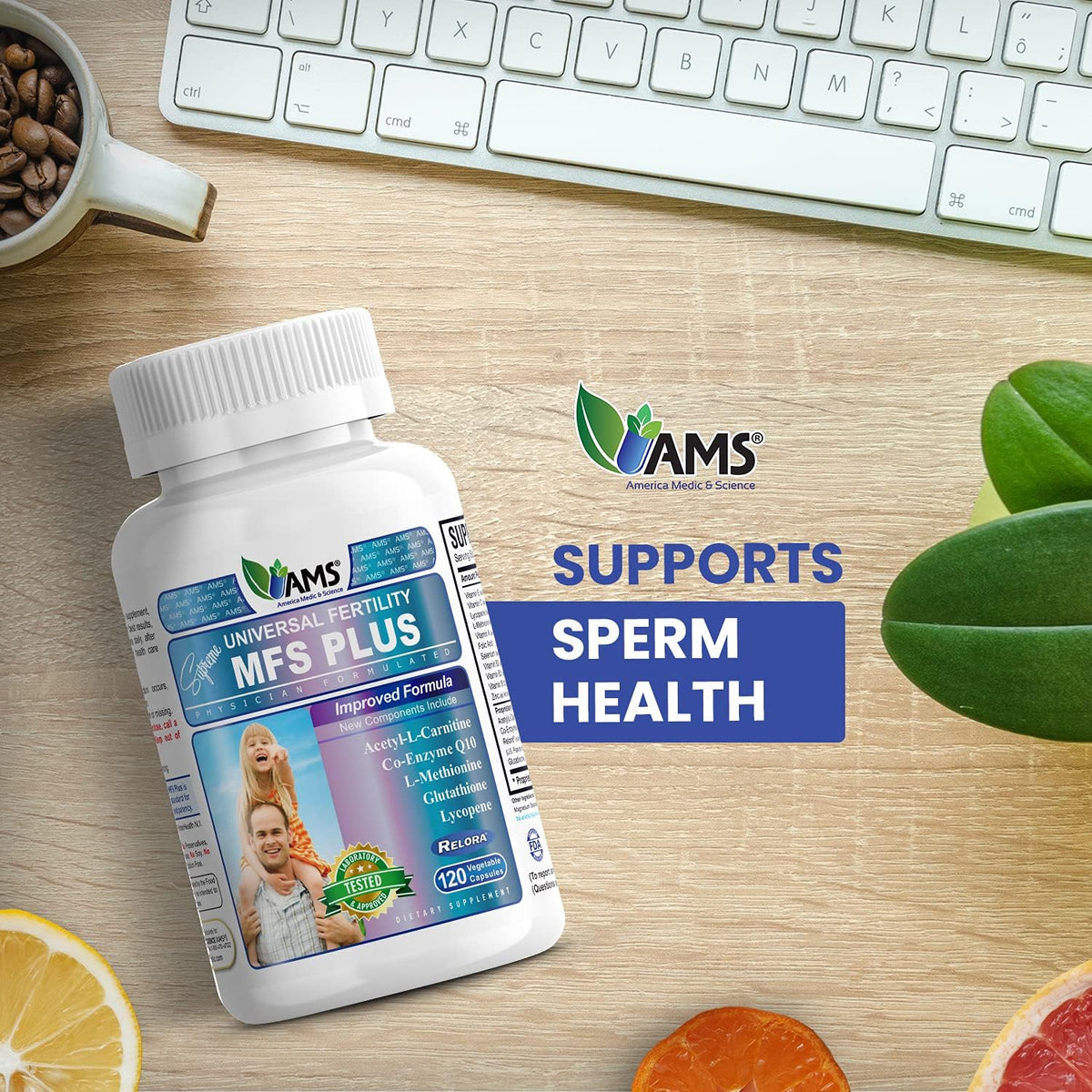 Ams Fertility Mfs Plus Hard Capsule 120 PC | Order Online