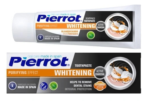 Pierrot Whitening Charcoal Toothpaste - 75ml