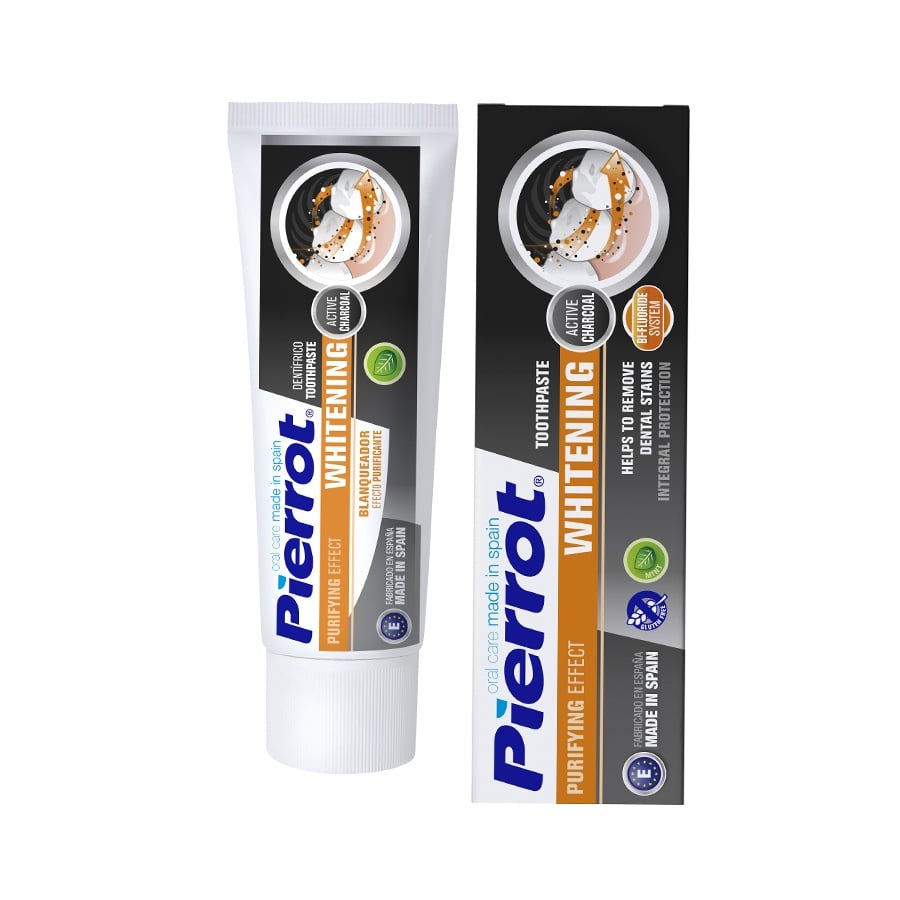 Pierrot Whitening Charcoal Toothpaste - 75ml