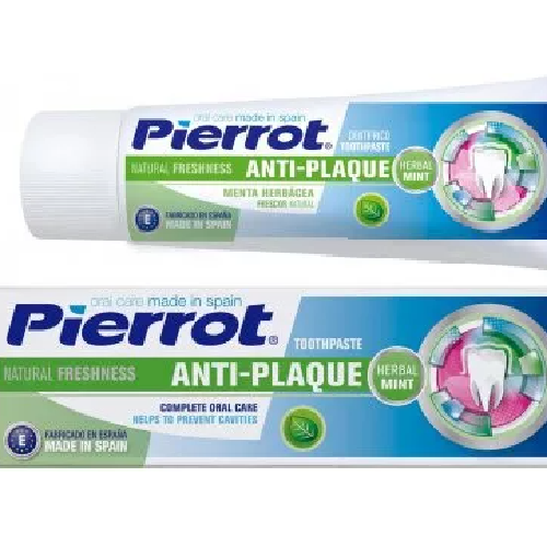 Pierrot Anti-Plaque Herbal Mint Toothpaste-75ml | Shop Now