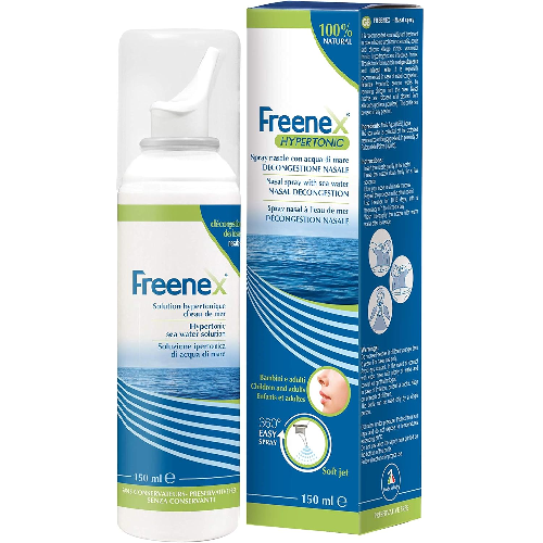 Freenex Hypertonic Decongestant Nasal Spray with Sea Water, 150 mL
